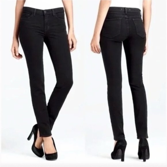 J Brand | Jeans | J Brand Grace Midrise Skinny Jeans Black | Poshmark